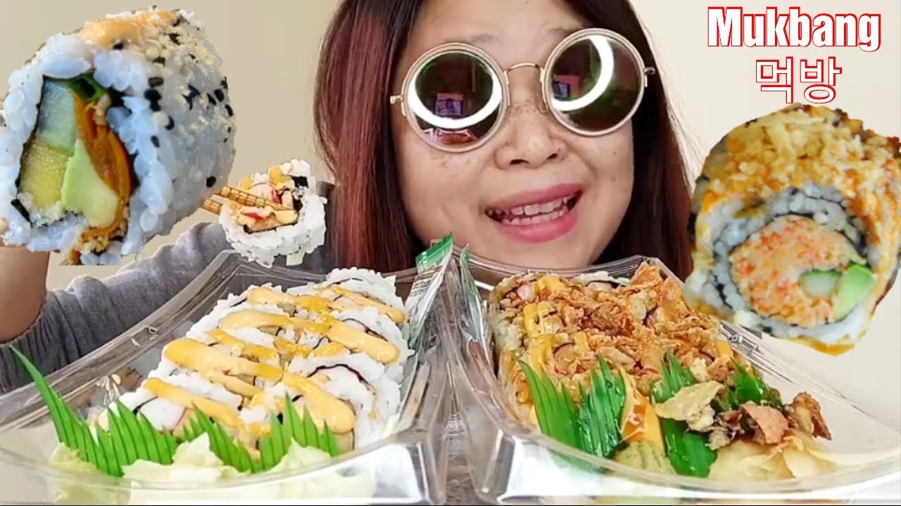 ASMR SUSHI PLATTER FEAST‼️ MUKBANG ASMR | SUSHI MUKBANG 먹방 EATING SHOW ...