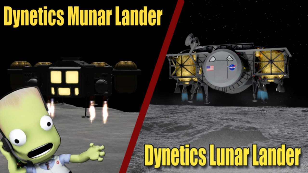 Dynetics Lunar Lander in Stock KSP | KerbalSpaceProgram recreations ...
