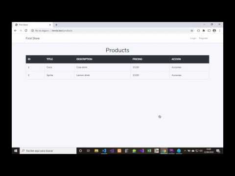 Crud con laravel - YouTube
