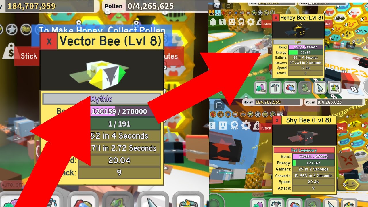 Bee swarm sim free gifted bees? - YouTube