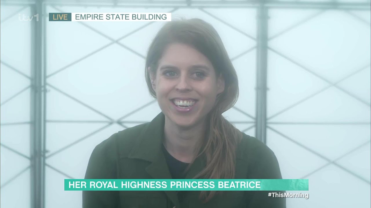 Hrh Princess Beatrice In First Live Satellite Tv Interview On This 7539