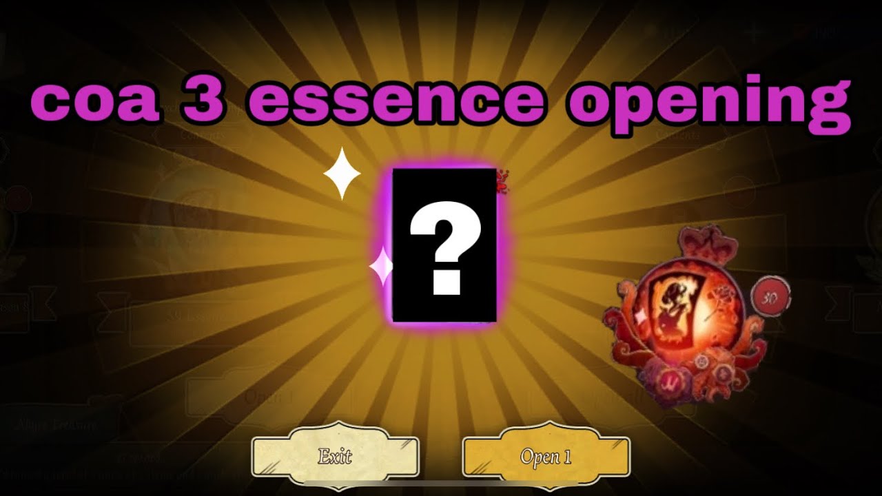 [identity v] COA 3 essence opening - YouTube