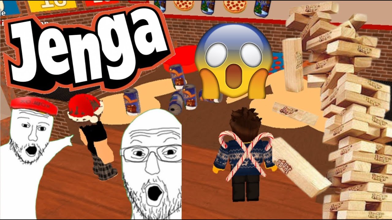 Playing Jenga in Work at a Pizza Place!!! - YouTube