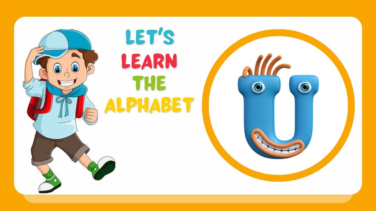 Part 6: Learn Letters "U,V,W,X,Y,Z" / Alphabet Coloring /Alphabet ...