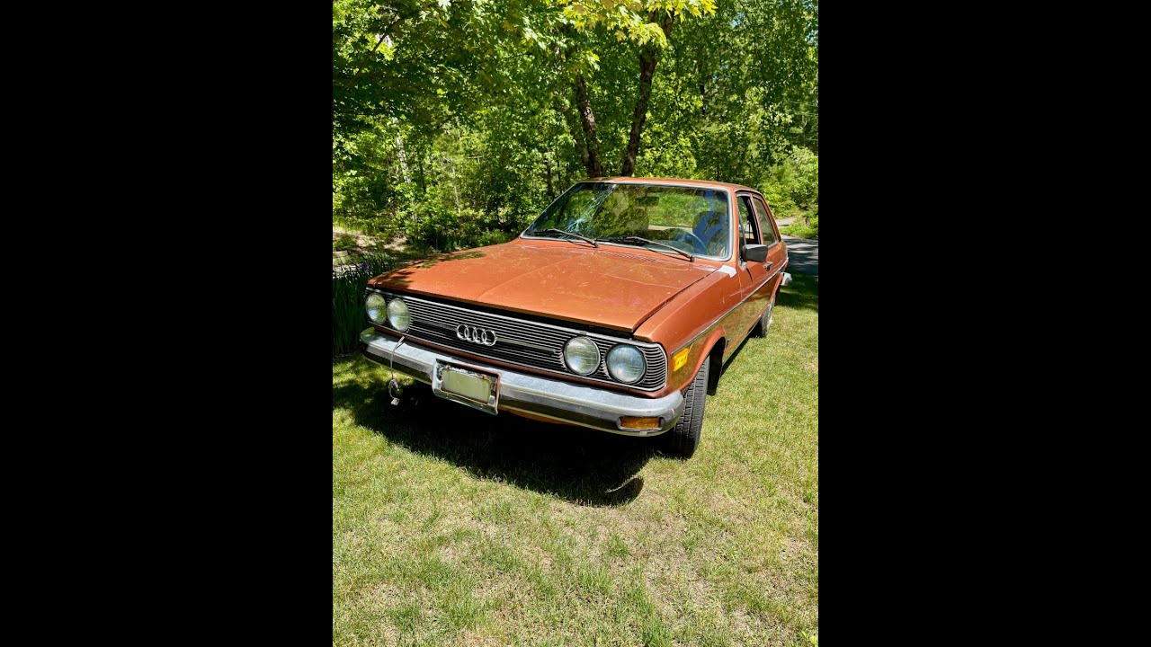 1979 Audi Fox Turbo Diesel with straight pipe exhaust - YouTube