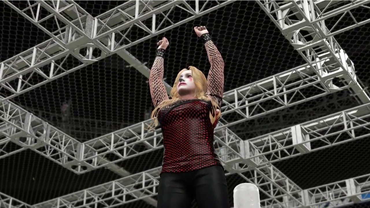 Diamanda Hagan kicks ass (in WWE 2k16 PC) - YouTube