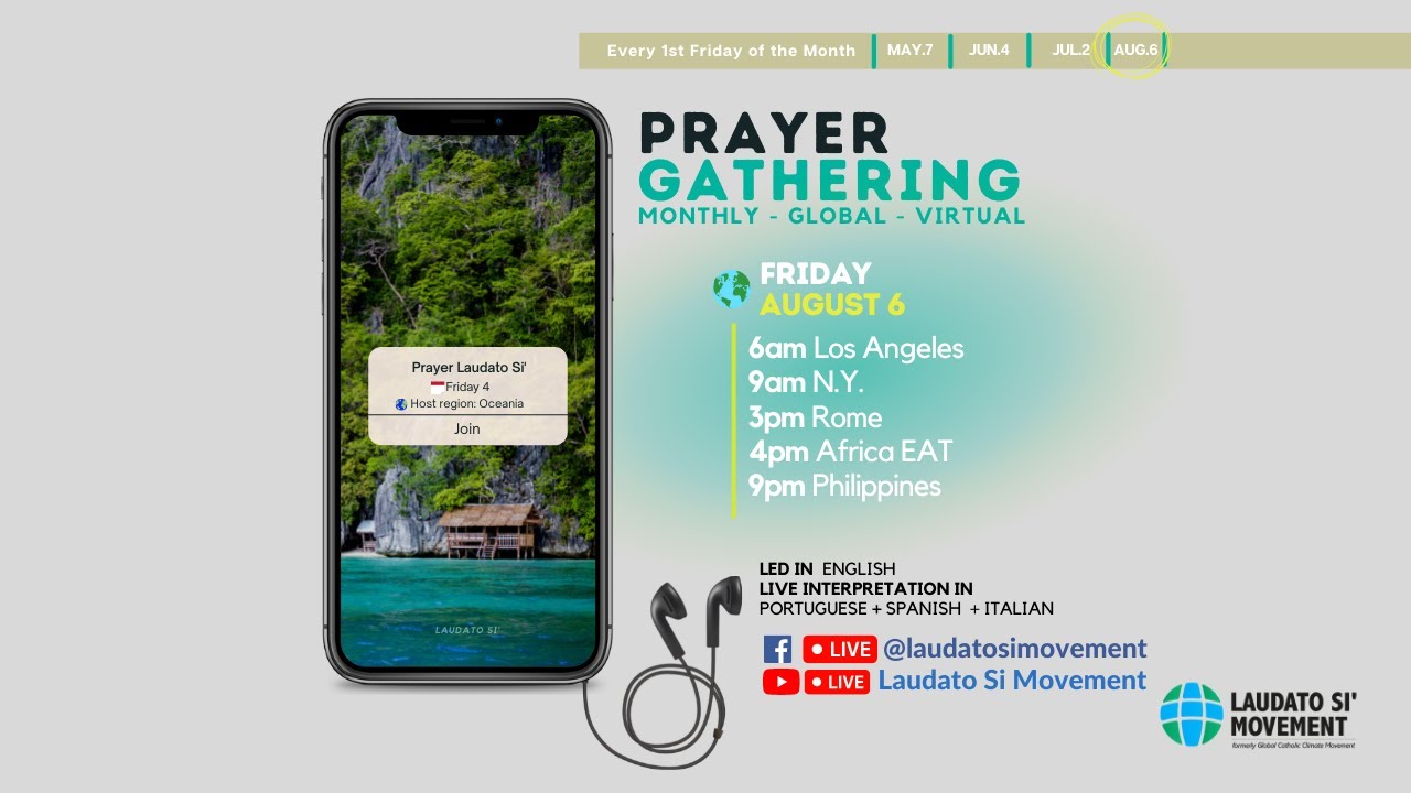 🔵Monthly Prayer Gathering: August 6, 2021 - YouTube