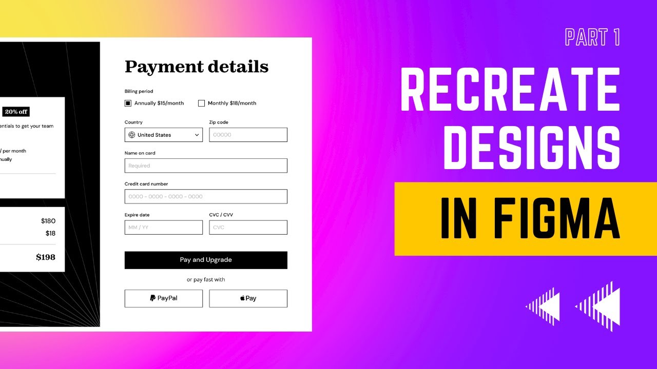 UI Design Breakdown: Recreating Dribbble Design Inspiration in Figma ...