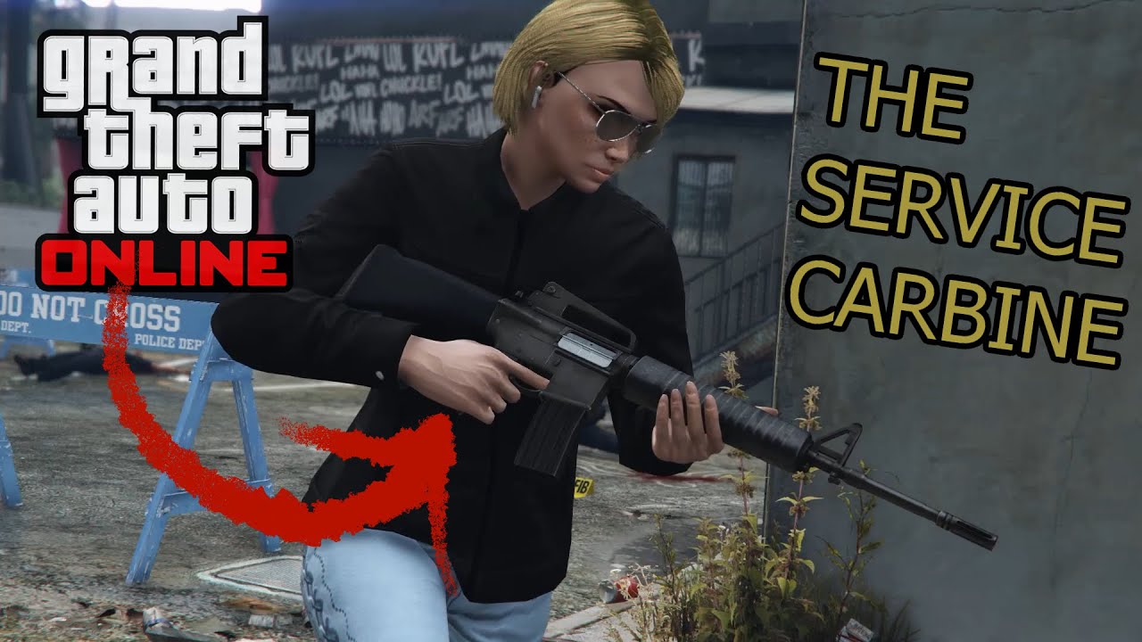 How to UNLOCK The Service Carbine - GTA V ONLINE - YouTube