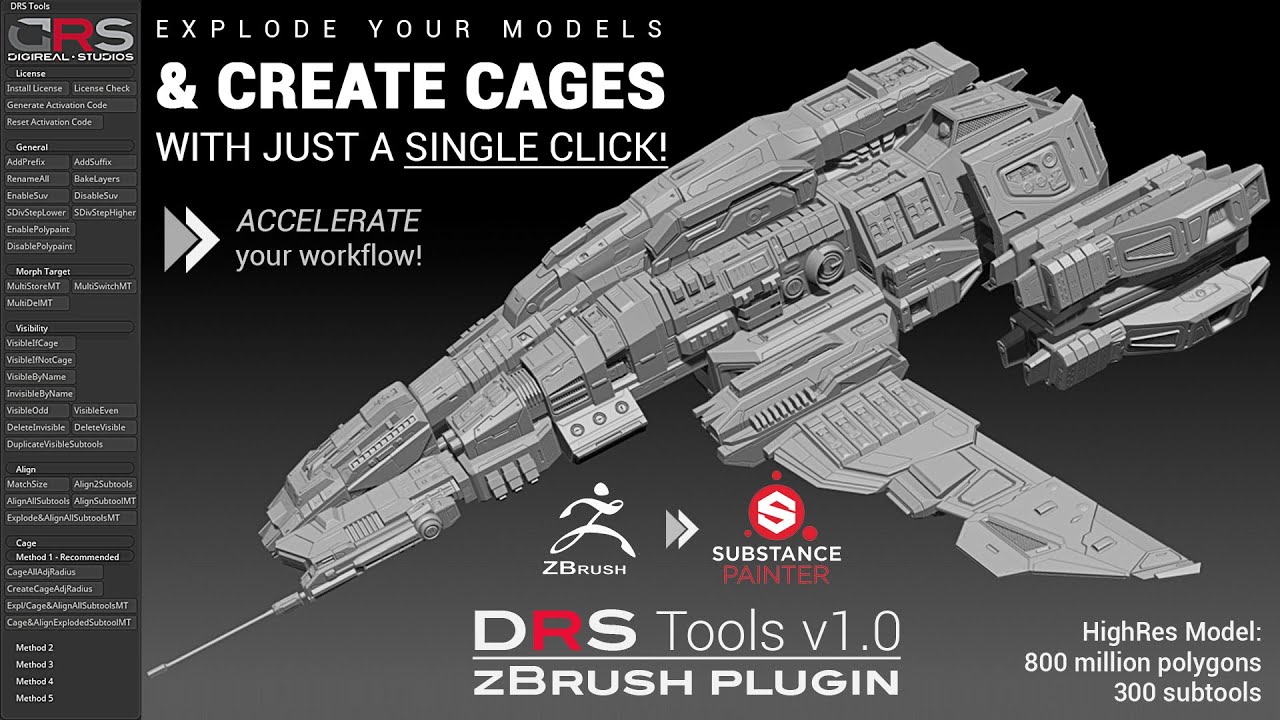 How to Explode your models & create Cages & Bake Normal Maps with 1 ...