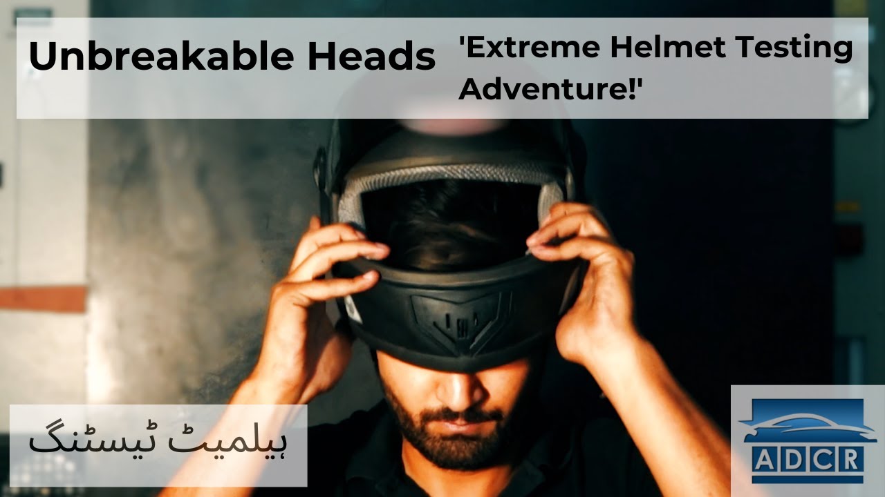 Helmet Testing in Pakistan according to International Standards - YouTube