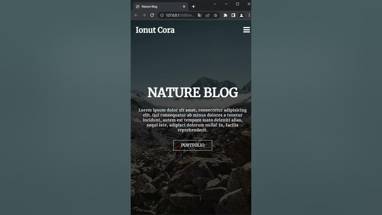 Responsive & Transparent Navbar using HTML, CSS & JS #javascript # ...