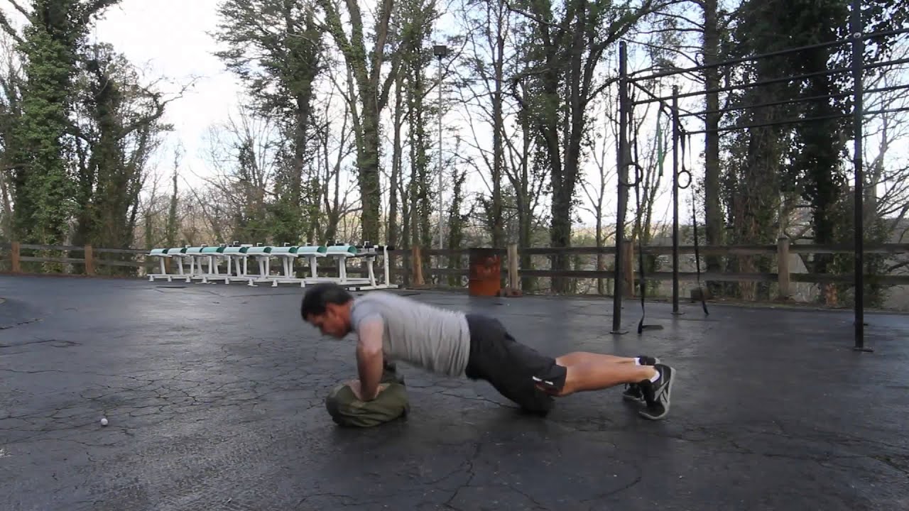 FITNESS TRUTH-- Sandbag Burpee - YouTube