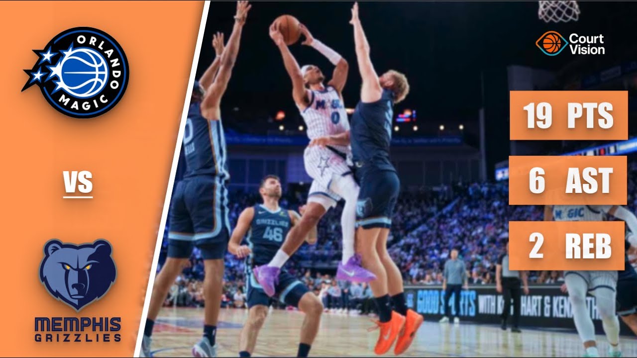 Anthony Black - 19 Points, 6 Assists, 2 Rebounds vs Grizzlies - 2025-26 ...