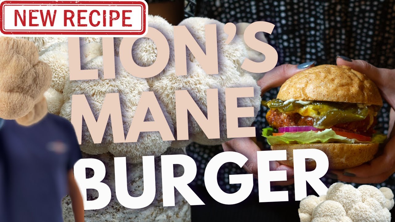 How to cook a Lions Mane Burger - YouTube