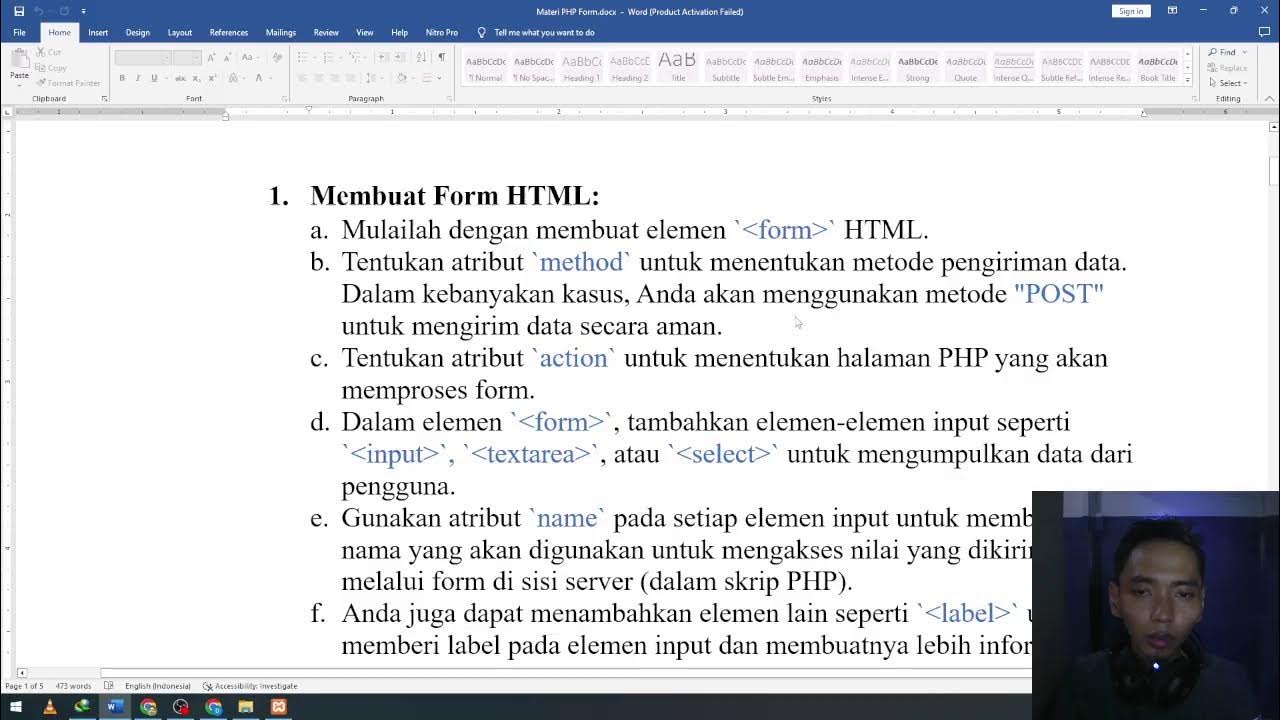 Live Stream Pertemuan 7 Web Design and Programming 2 - YouTube