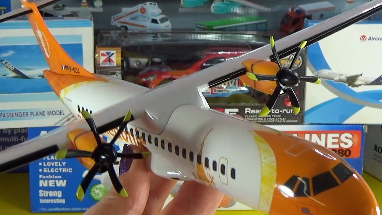 UNBOXING BEST PLANES: Airbus A380 Airlines XU 997 ATR 72-600 Remote ...