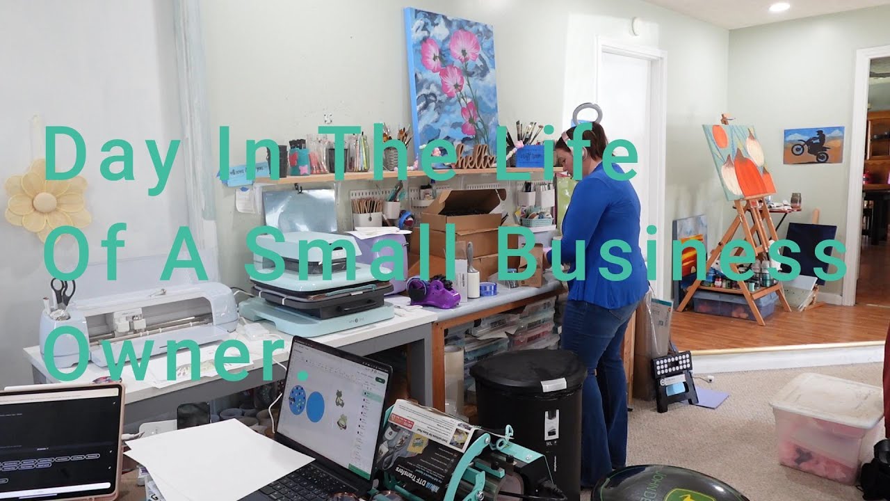 Day In The Life Of A Small Business Owner Who Works From Home - YouTube