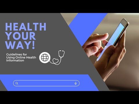 Health Your Way! Guidelines for Using Online Health Information - YouTube