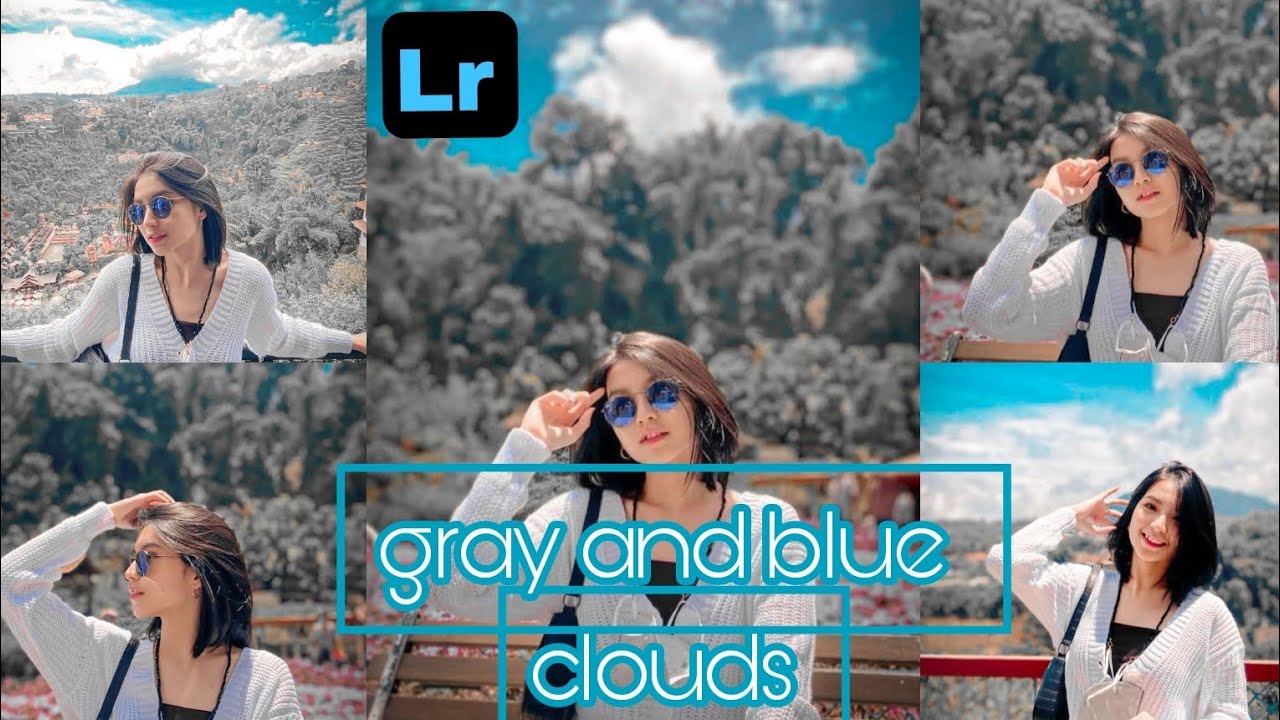 tutorial edit foto di Lightroom terbaru||filter gray and blue clouds ...