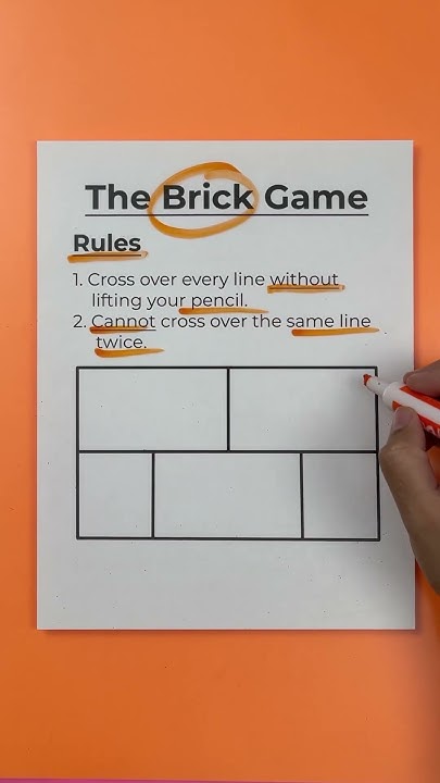 Trace every line once without lifting. How fast can you solve it? - YouTube
