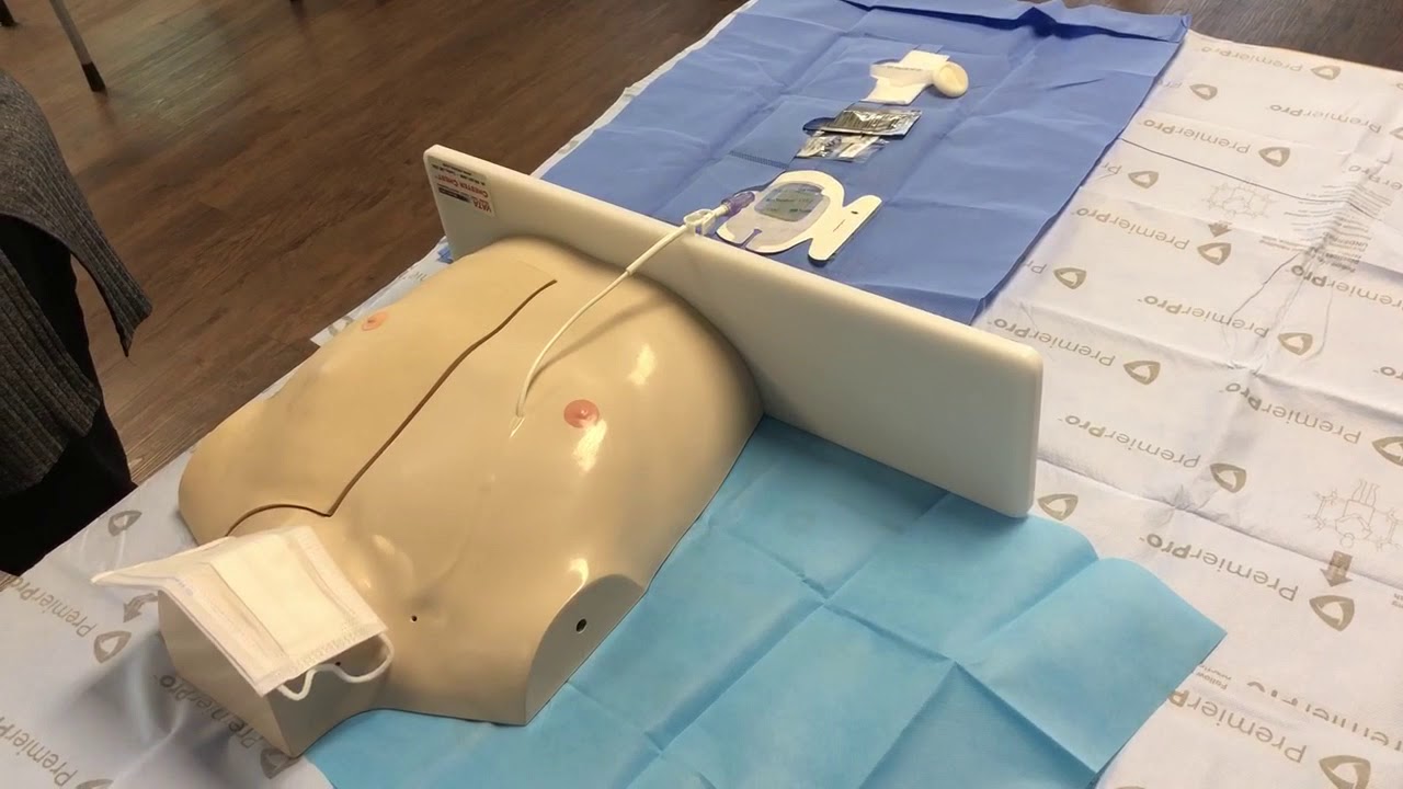 Central Line Dressing Kit - YouTube