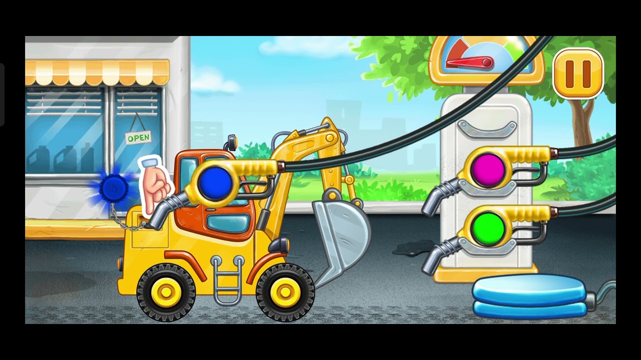 JCB for kids! - House building vehicles and equipment - Game for kids ...