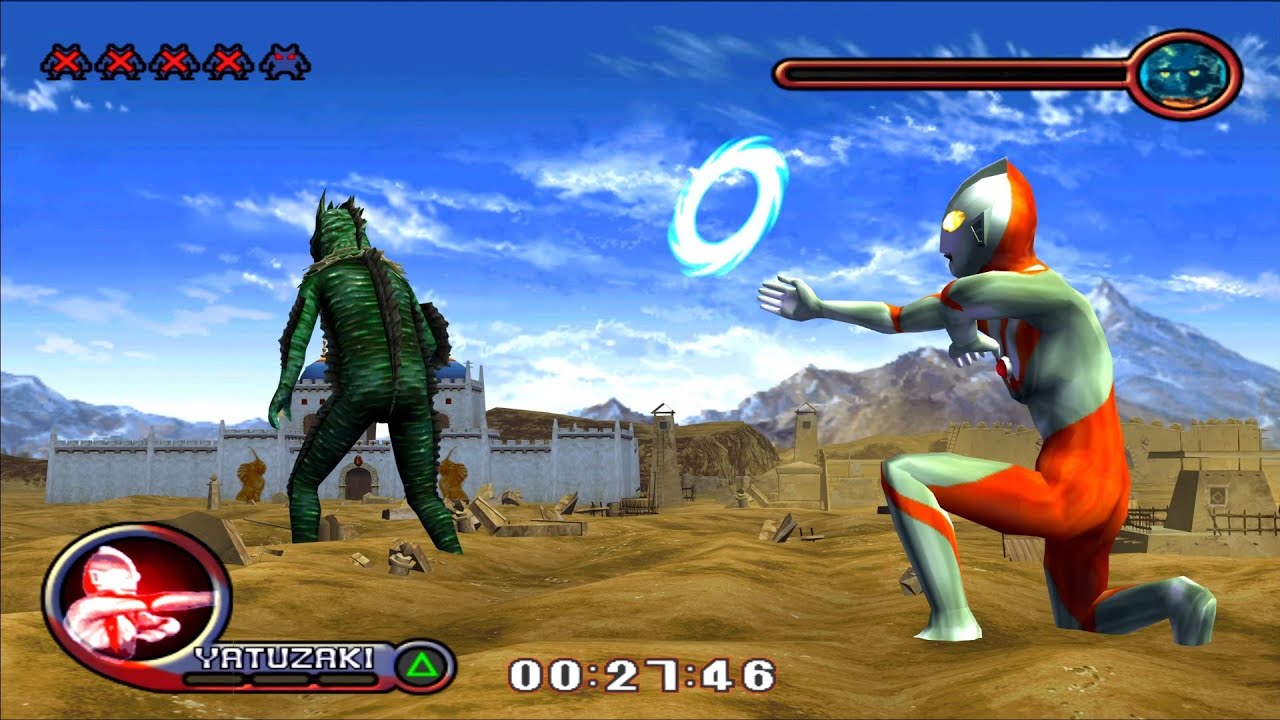 Ultraman (PS2) Survival Mode PCSX2 Gameplay 4K UHD Part 2 - YouTube