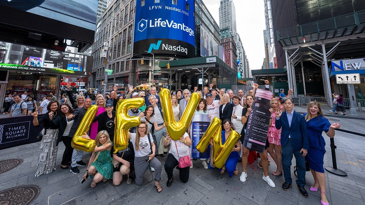 LifeVantage Rings the NASDAQ Closing Bell! - July 21, 2023 - YouTube