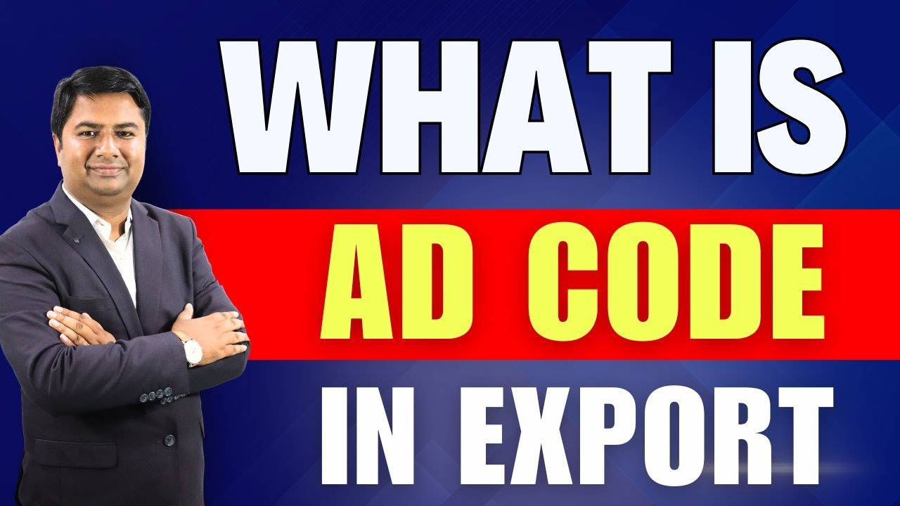What is ad code registration for export ? | Ad code kya hota hai | Exim ...