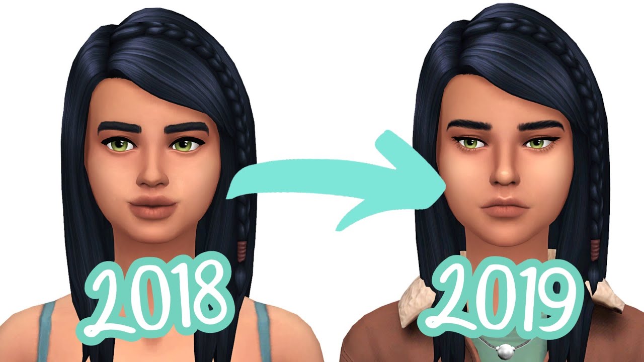 FIXING MY FREAKY SIMS FROM 2018 +CC Links//The Sims 4:CAS - YouTube