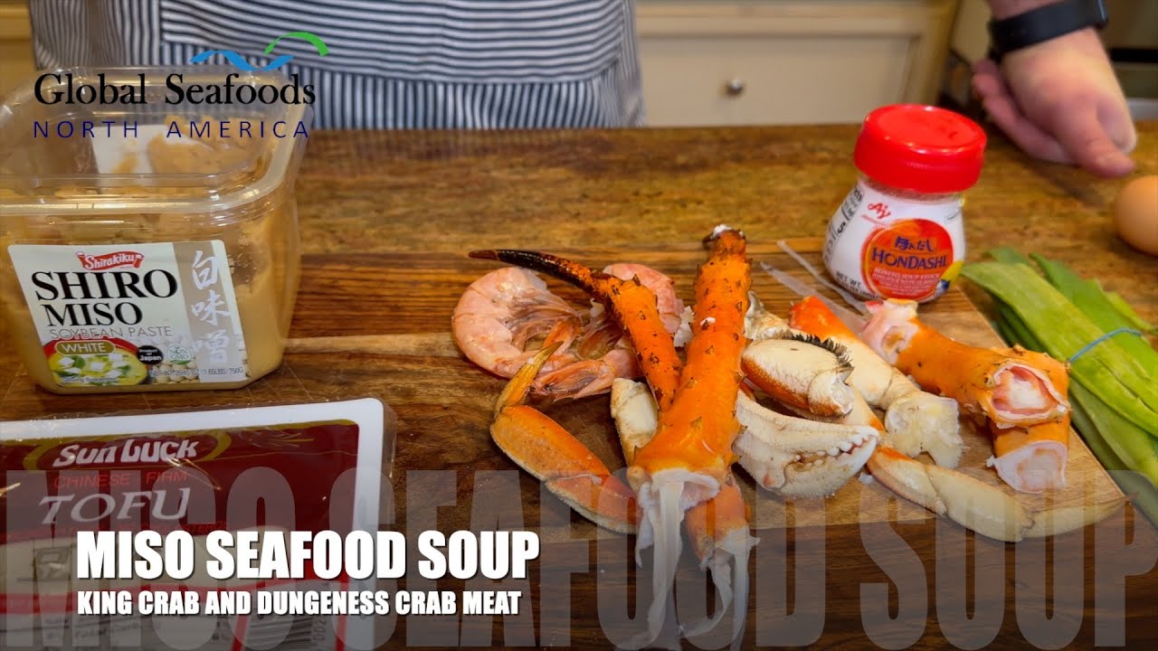 Delicious Miso Soup Recipe with Crab Meat and Shrimp | Easy and ...