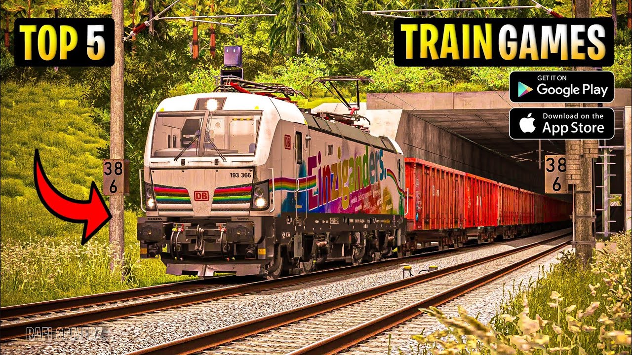 Top 5 Train Simulator Games For Android | Best Train Games For Android ...