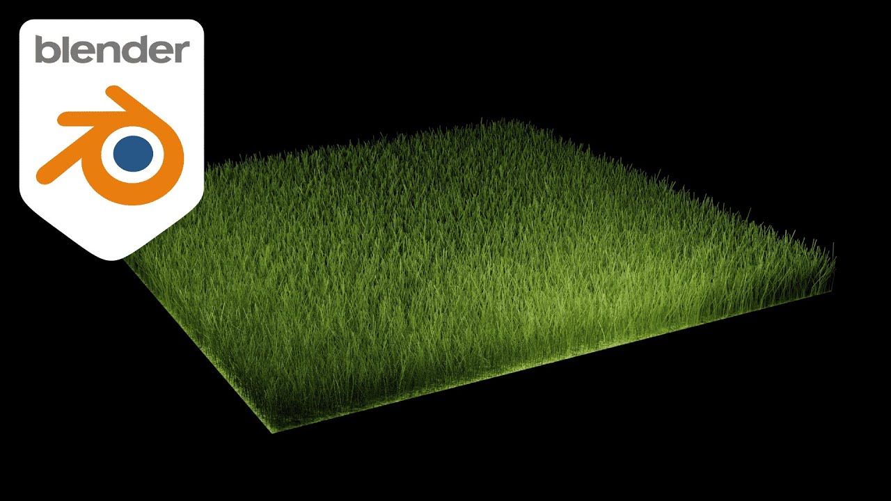 How to make Grass in Blender - YouTube