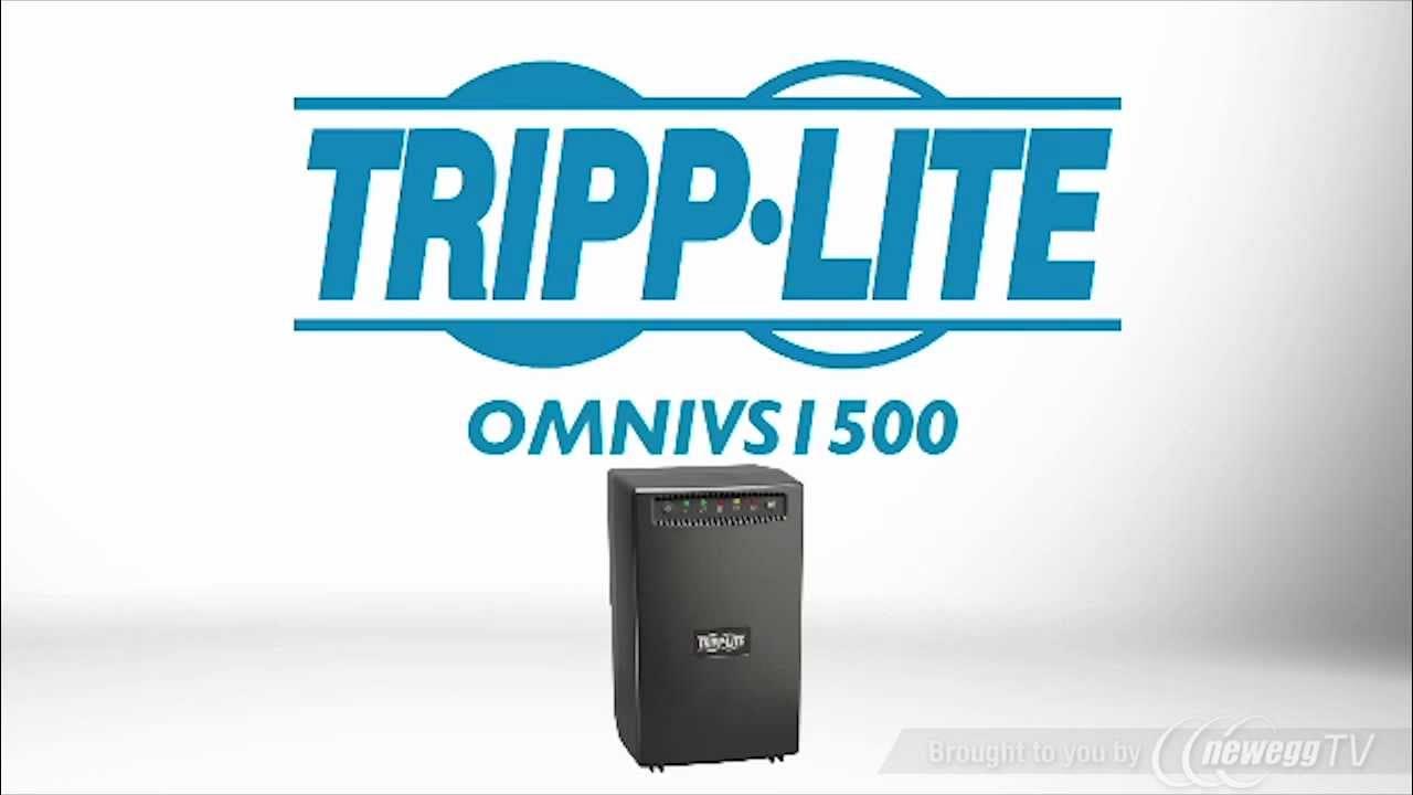 Product Tour: Tripp Lite OMNIVS1500 OMNI VS 1500 VA 940 Watts 8 Outlets Line Interactive Tower ...