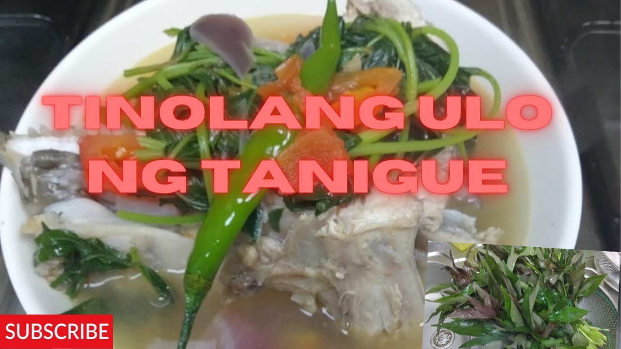 Tinolang Isda na Tanigue|Bisaya Style|Roberto's Kitchen Tv - YouTube