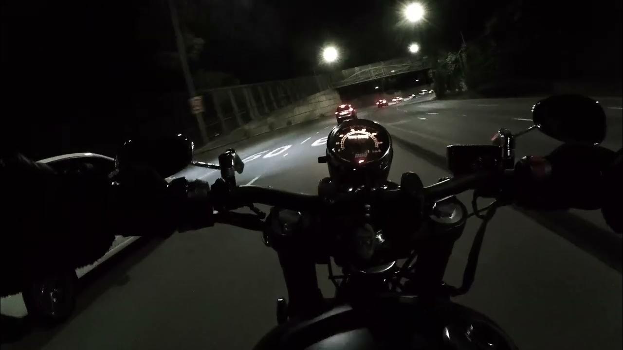 Sydney night ride Braaap st250 - YouTube