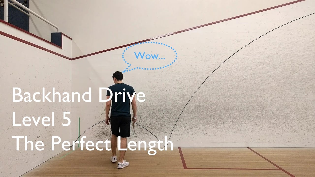 Backhand Drive - Level 5 - The Perfect Length - YouTube