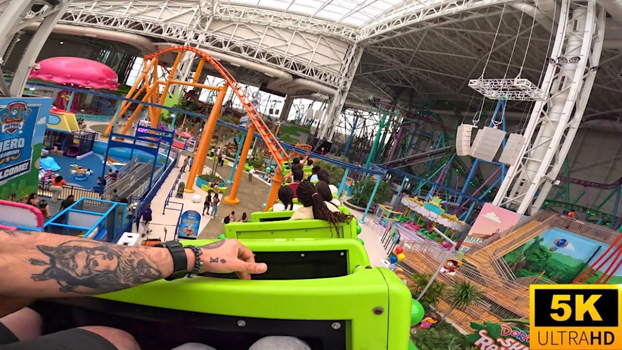 Nickelodeon Slime Streak POV 5K Back Row SURPRISINGLY WHIPPY! American ...