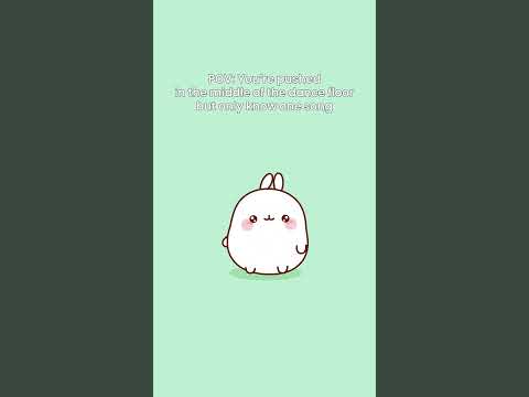 The Dance floor was NOT ready for this 💃#molang #m4p