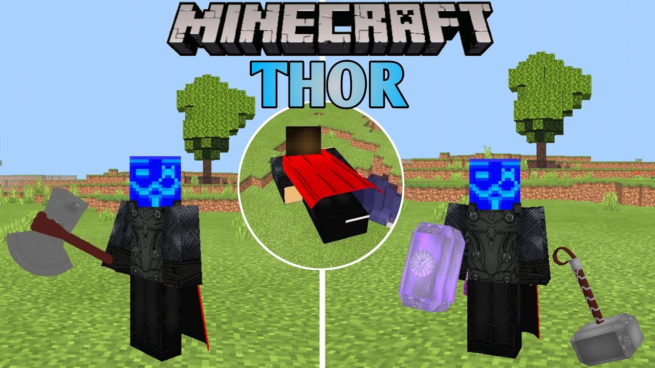 NEW THOR ADDON/MOD IN Minecraft PE/BEDROCK 1.16+ FOR Android/PC ...
