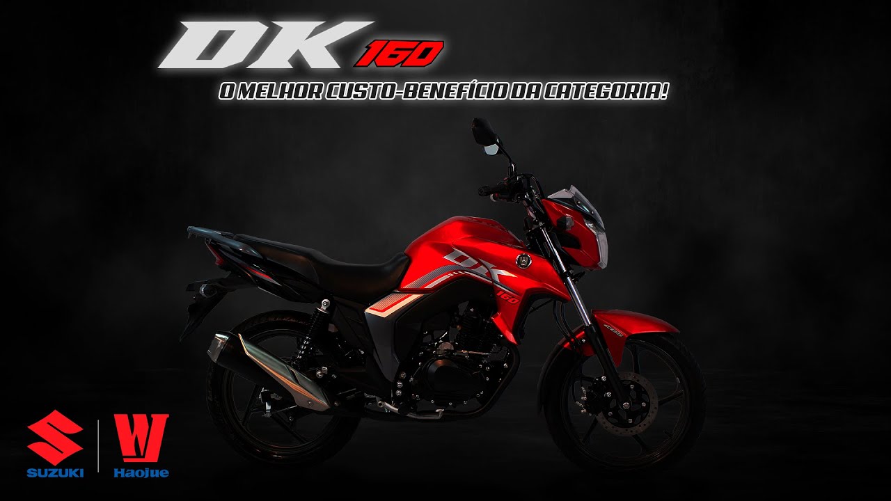 SUZUKI HAOJUE DK 160 Fi - O MELHOR CUSTO BENEFÍCIO DA CATEGORIA - YouTube