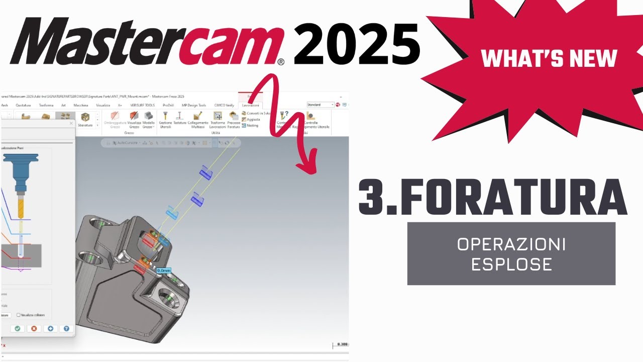 Mastercam 2025: Gestione delle Operazioni Esplose (Long Hand ...