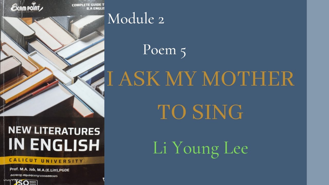 CALICUT UNIVERSITY| 6TH SEM BA ENGLISH |NEW LITERATURE IN ENGLISH ...