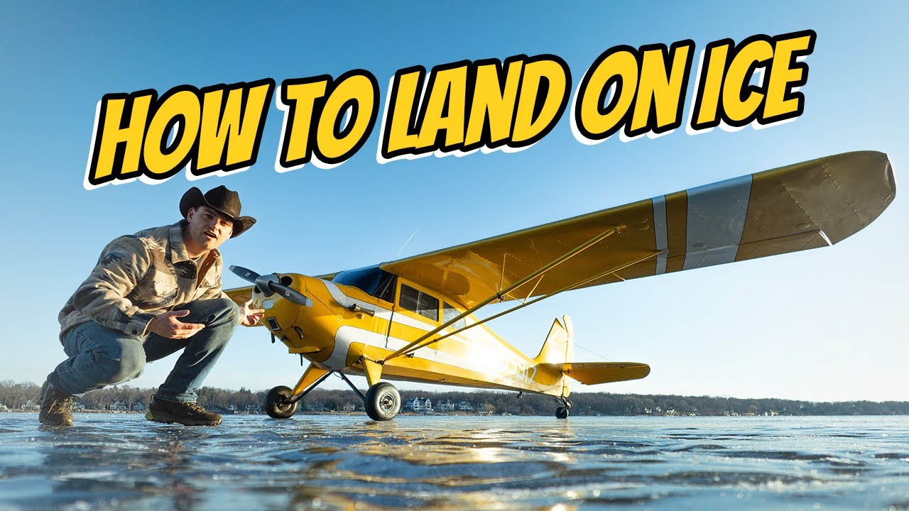 How to Land a Plane on A FROZEN LAKE! - YouTube