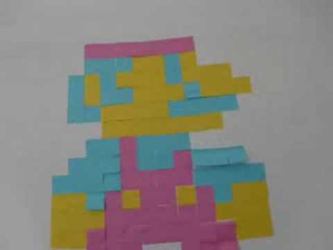 Sticky note Mario - YouTube