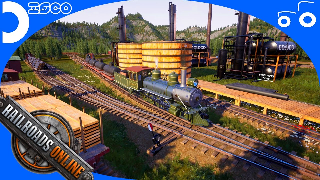 Railroads Online - EP41 New Loco on the Oil Train :D - YouTube