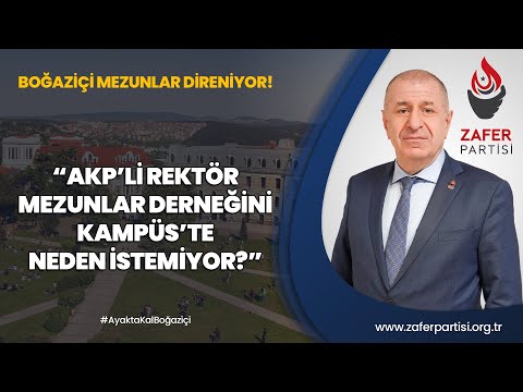 Boğaziçi Üniversitesi'nde neler oluyor? | Prof. Dr. Ümit Özdağ |  @Zafer Partisi ​
