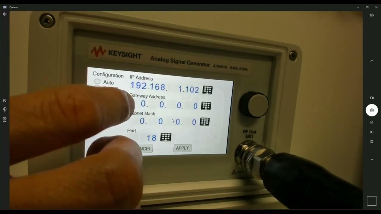 175 🚀 AnaPico AP5001A Signal Generator Walkthrough Pt. 2 – Ethernet ...
