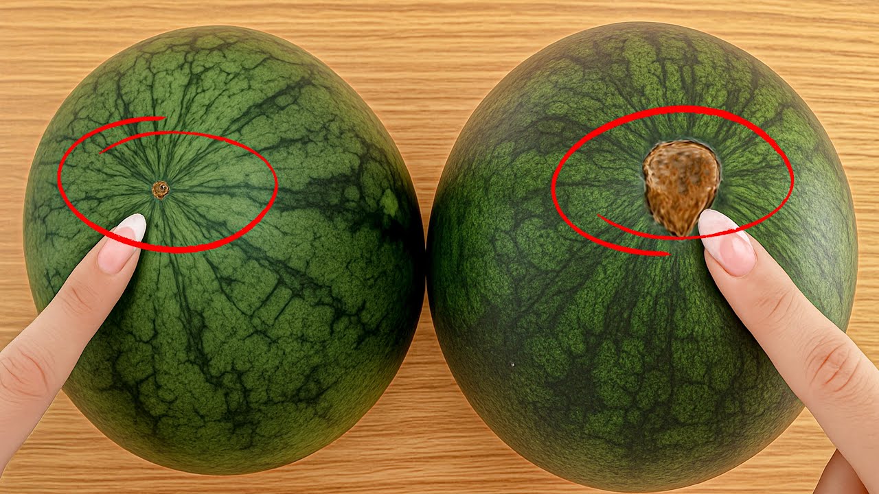 The Secret Trick to Pick The Best Watermelon Every Time! - YouTube